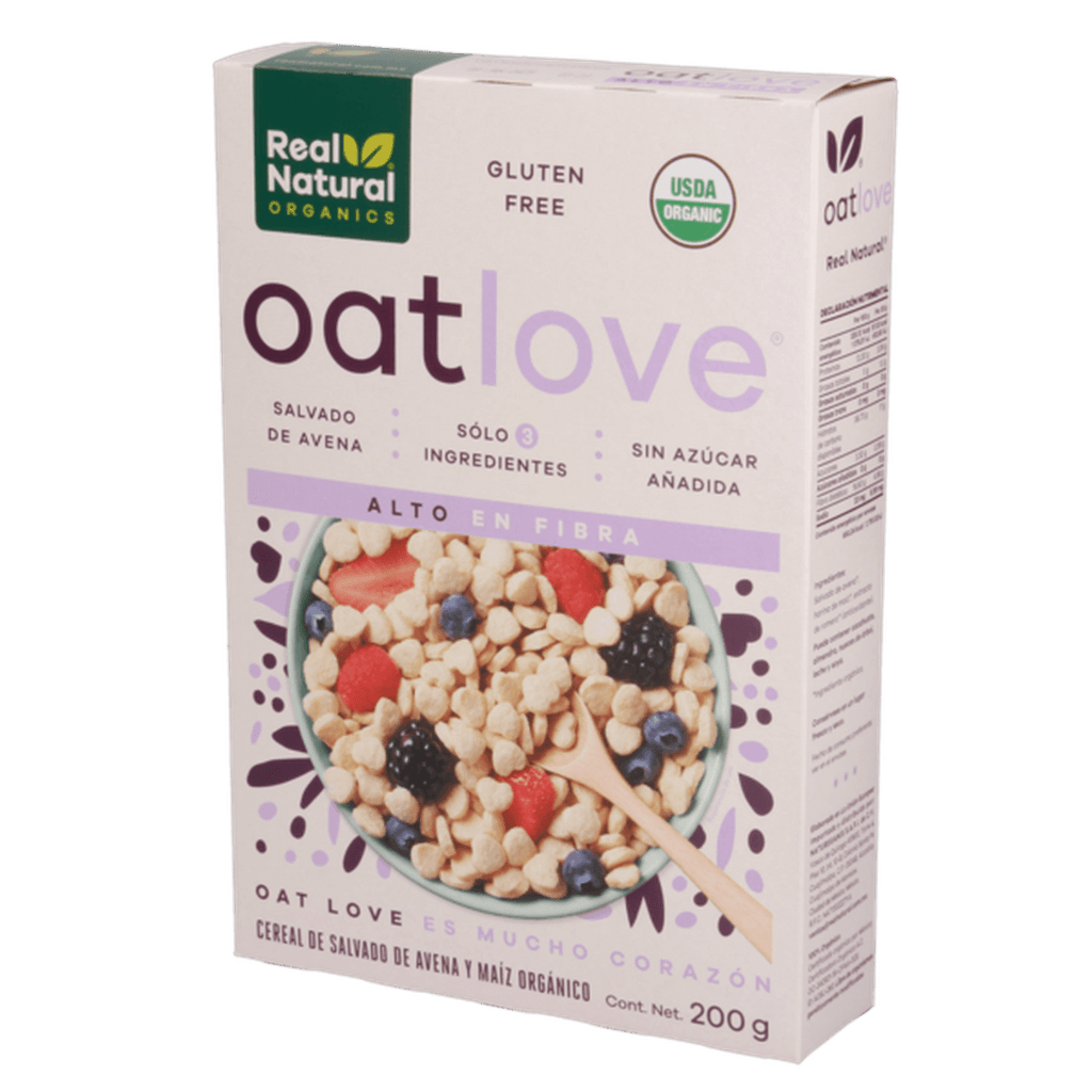 CEREAL OAT LOVE 200GR. REAL NATURAL – Super Mode SA de CV