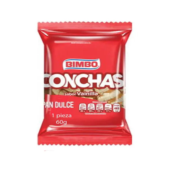 CONCHA VAINILLA 60GR. BIMBO – Super Mode SA de CV