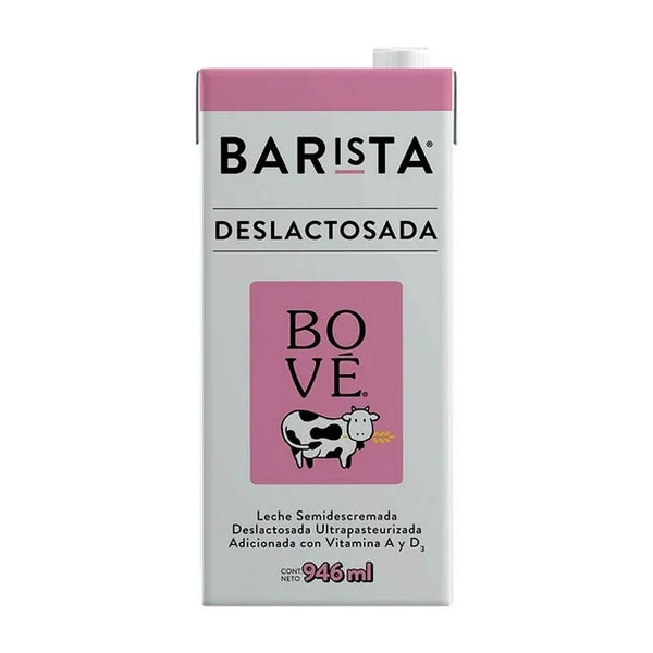 LECHE BARISTA DESLACTOSADA LIGHT 946ML. BOVE – Super Mode SA de CV
