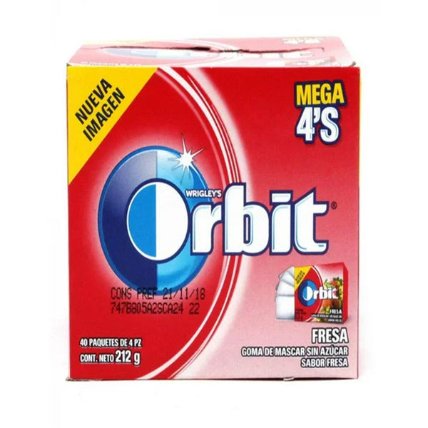 CHICLE MEGA ORBIT FRESA 4s – Super Mode SA de CV
