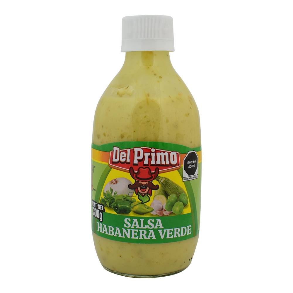 SALSA HABANERO VERDE 300GR.DEL PRIMO – Super Mode SA de CV