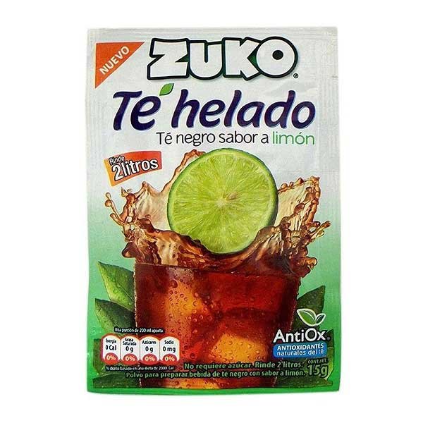 ZUKO TE NEGRO LIMON 13GR – Super Mode SA de CV