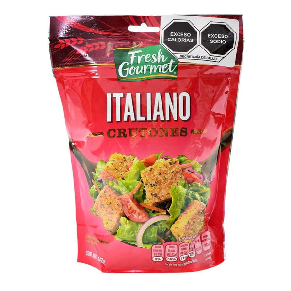 CRUTONES ITALIANO 142GR. FRESH GOURMET – Super Mode SA de CV