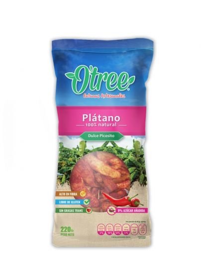 CHIPS DE PLATANO PICOSO 220GR OTREE – Super Mode SA de CV