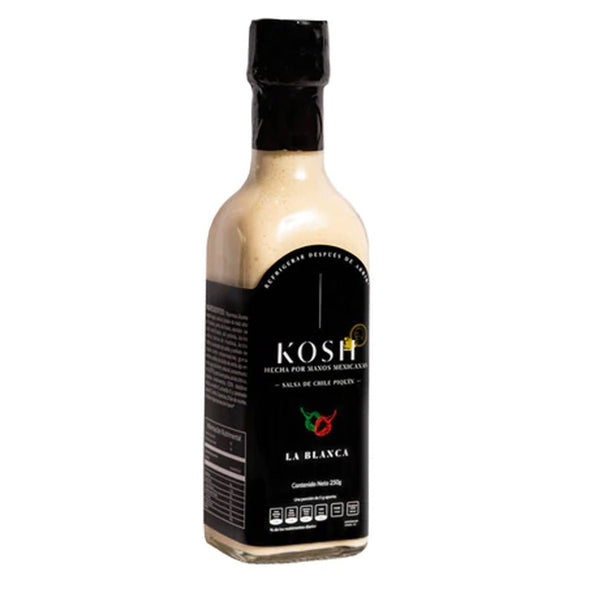 SALSA KOSH LA BLANCA C/PIQUIN LIMON 250G – Super Mode SA de CV