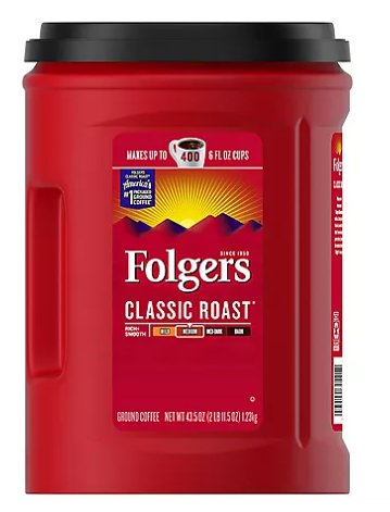 CAFÉ FOLGER REGULAR 1,230 KG – Super Mode SA de CV