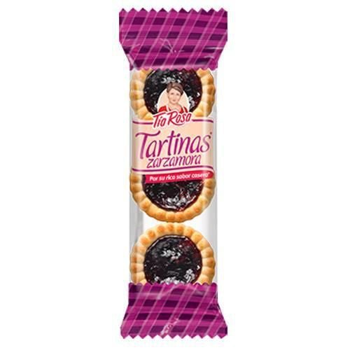 TARTINAS ZARZAMORA 100G.TIA ROSA – Super Mode SA de CV